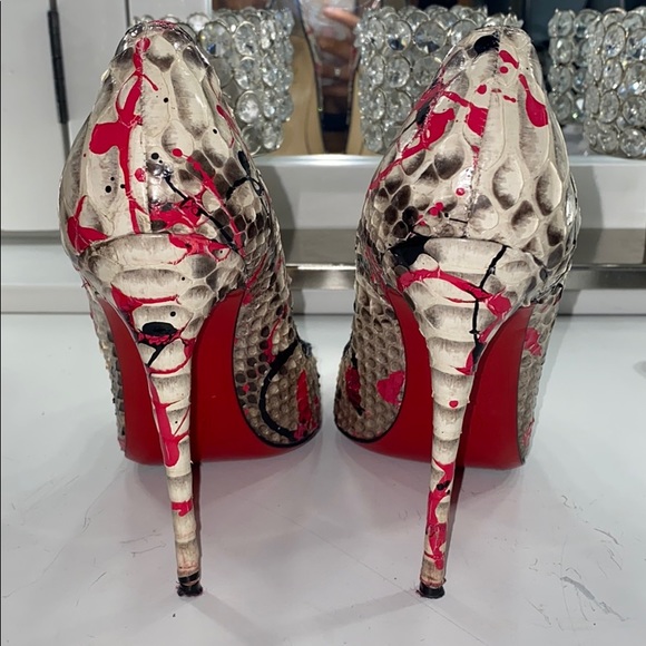 Christian Louboutin | Shoes | Christian Louboutin So Kate Python ...